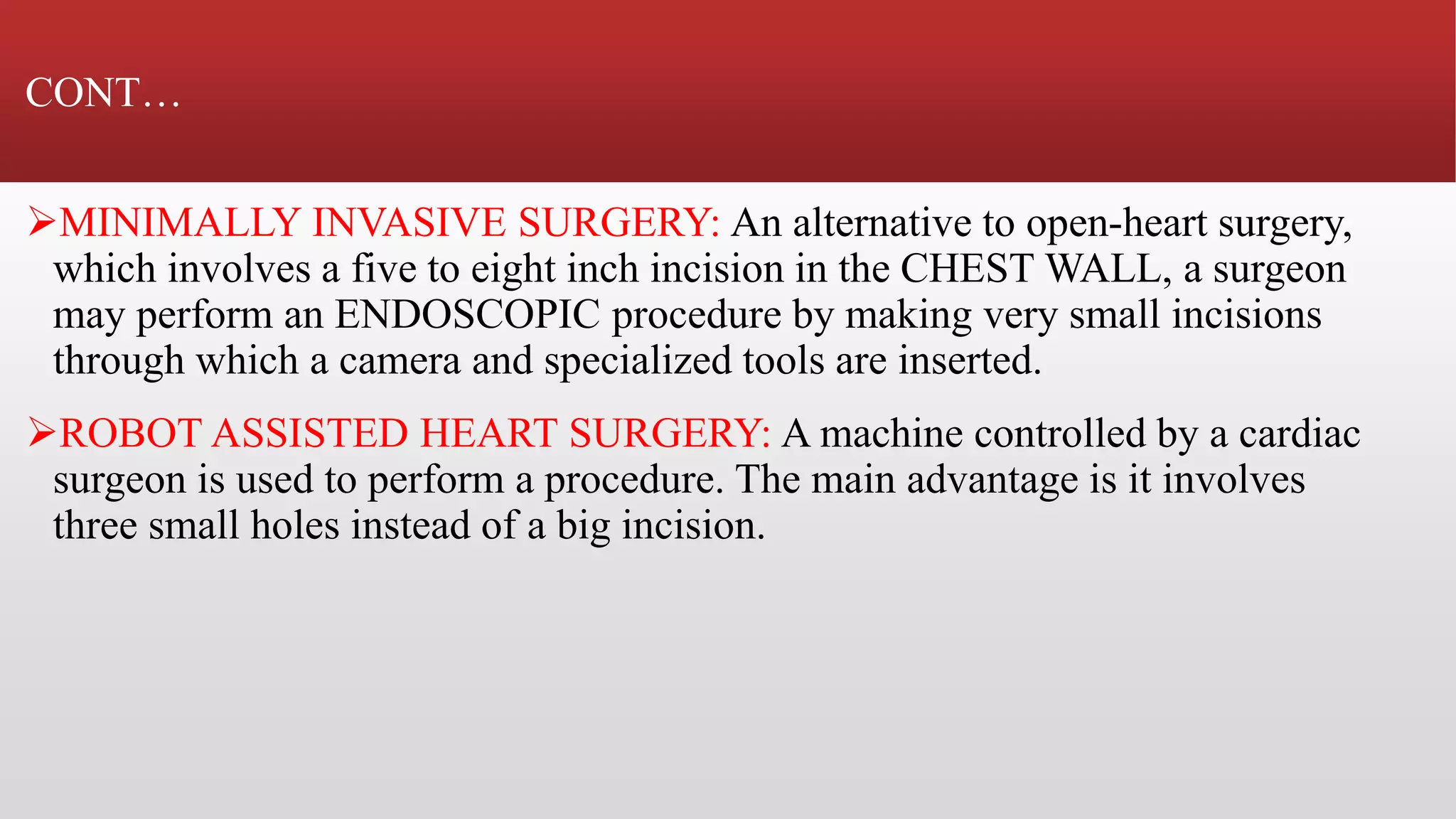 Cardiac surgery | PPTX