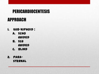 Cardiac tamponade | PPSX