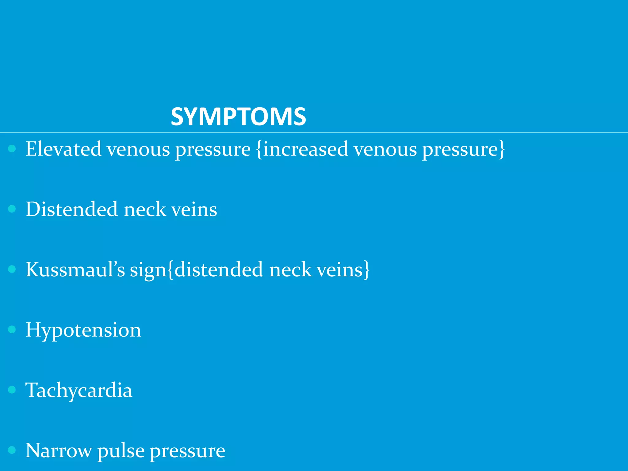Cardiac tamponade | PPTX
