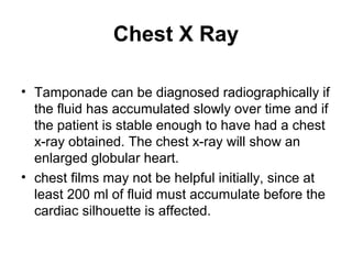Cardiac tamponade | PPT