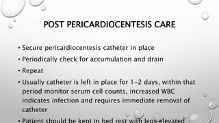 Cardiac tamponade | PPTX