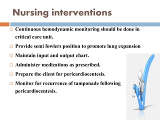 CARDIAC TAMPONADE | PPTX