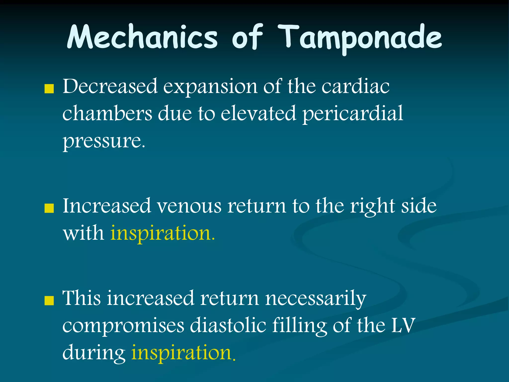 Cardiac tamponade | PPTX