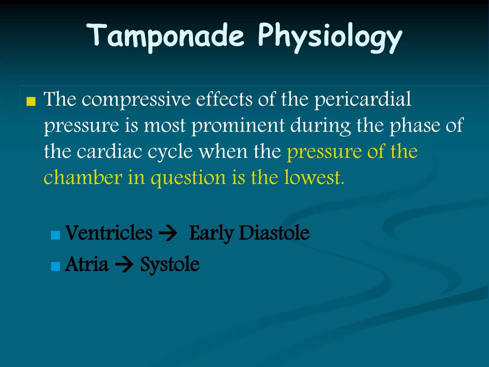 Cardiac tamponade | PPTX