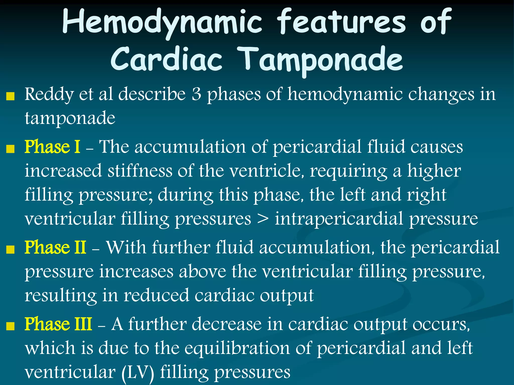 Cardiac tamponade | PPTX