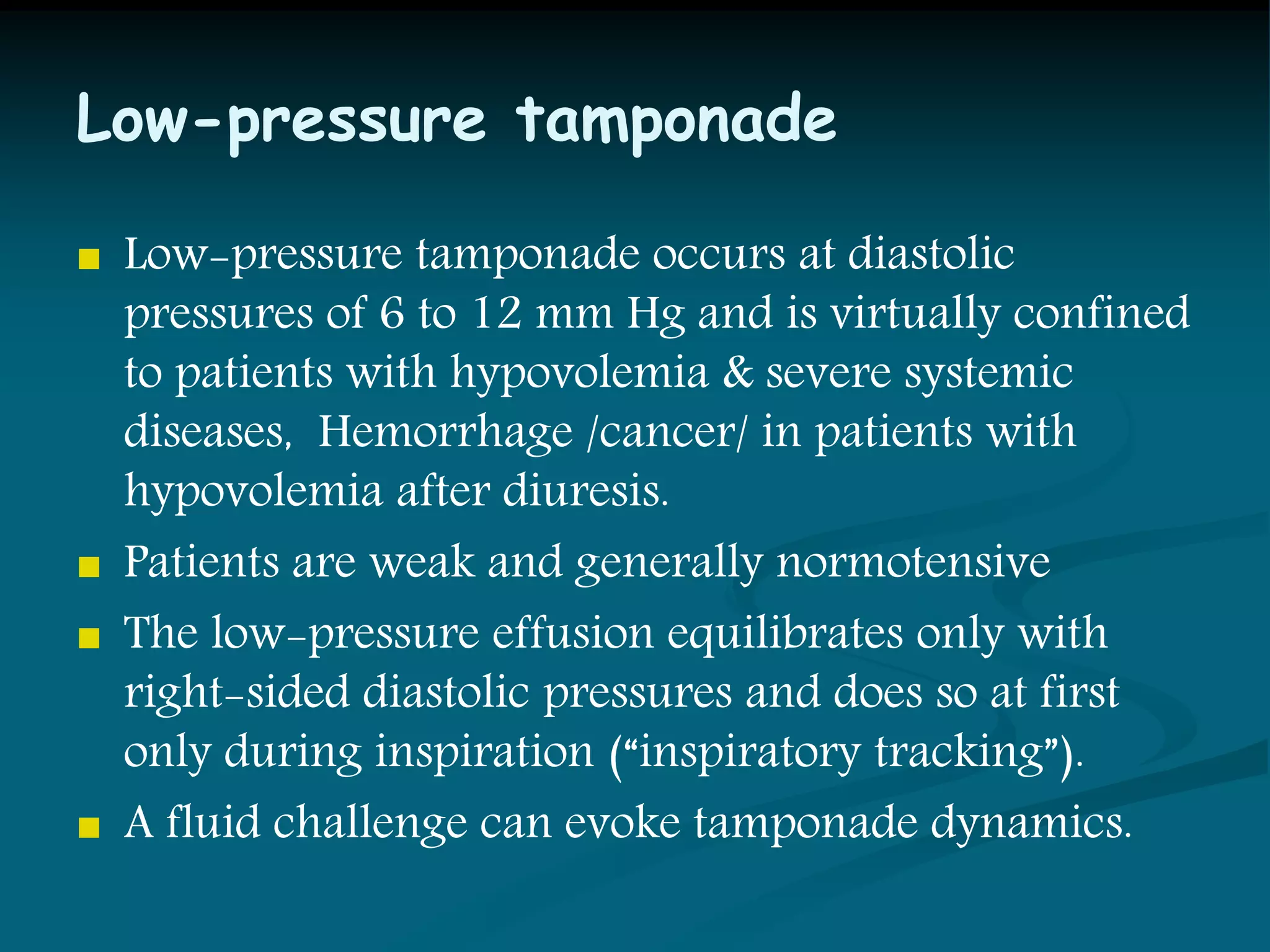 Cardiac tamponade | PPTX