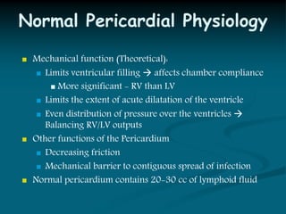 Cardiac tamponade | PPTX