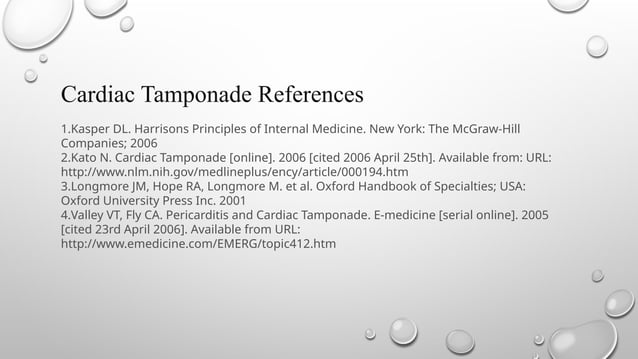 PowerPoint presentation about CARDIAC_TAMPONADE.pptx