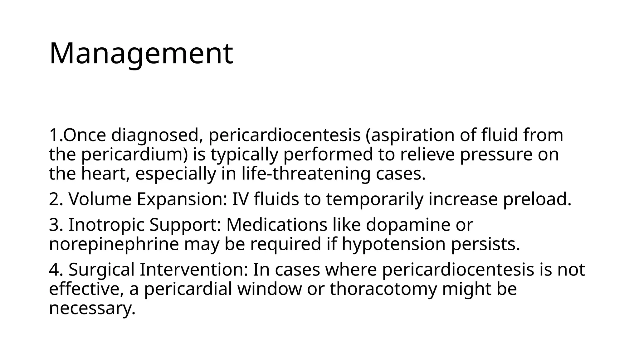 Cardiac Tamponade with the heart issues. | PPTX