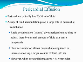 Cardiac Tamponade. presentation in detail | PPTX