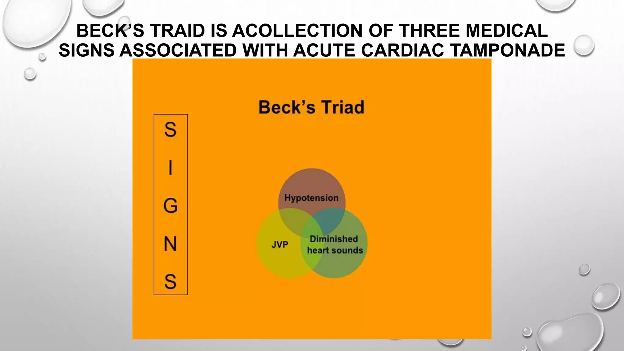 Cardiac tamponade | PPTX
