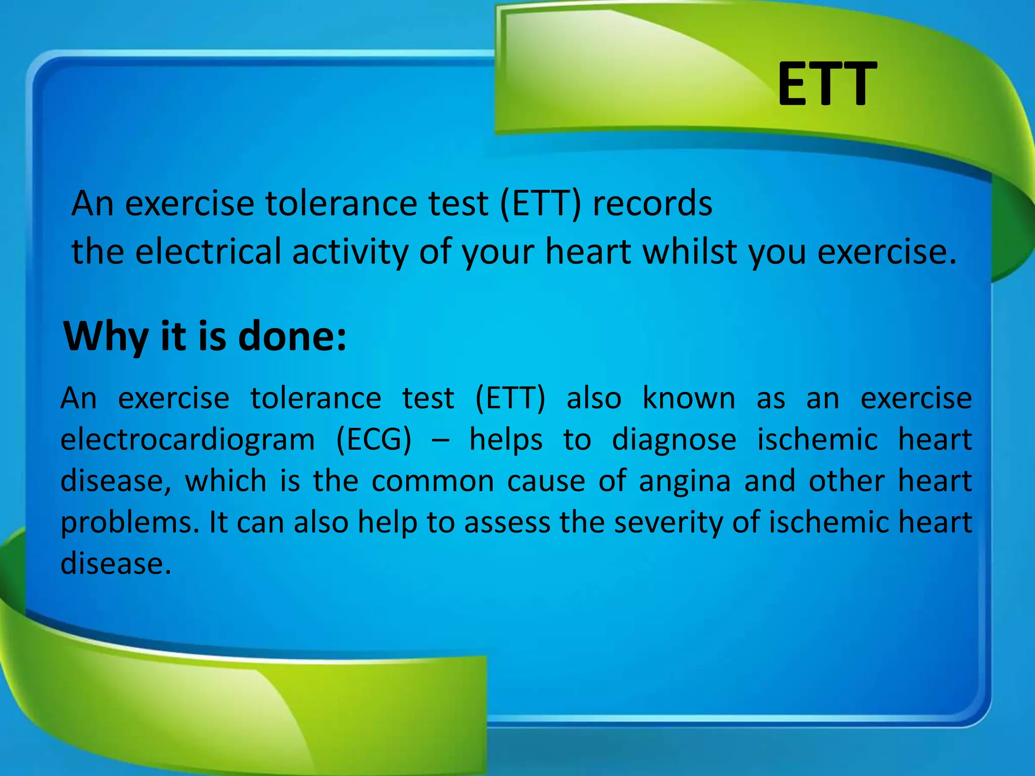 Cardiac test | PPT