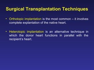 Cardiac Transplantation | PPT