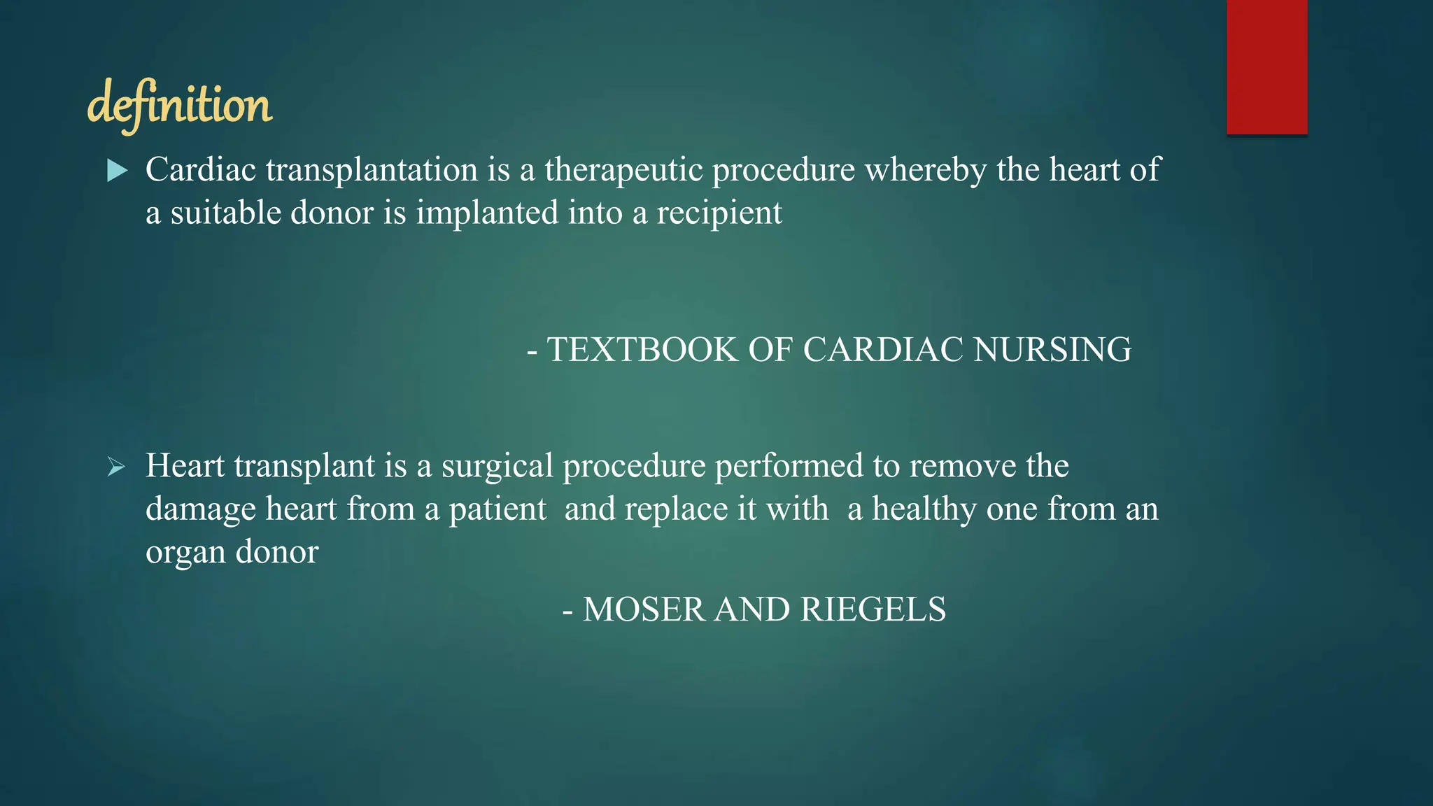 cardiac transplantation.pptx...surgeries | PPT