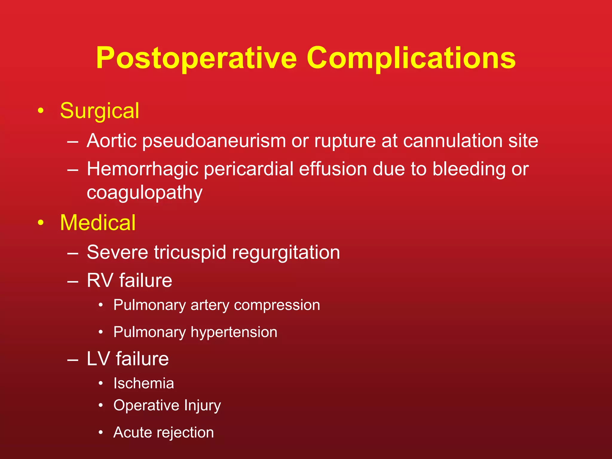 Cardiac transplant presentation | PPTX