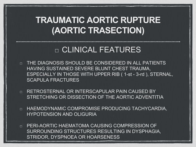 Cardiac trauma | PPTX