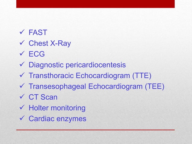 Cardiac trauma management | PPTX | Death, Injury, or Military Conflict ...