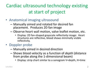 Color flow medical cardiac ultrasound | PPTX