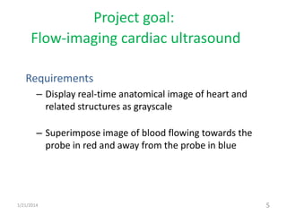 Color flow medical cardiac ultrasound | PPTX