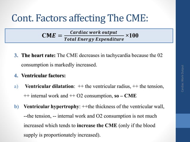 Cardiac Work Output by Rana Tarek TA.pptx