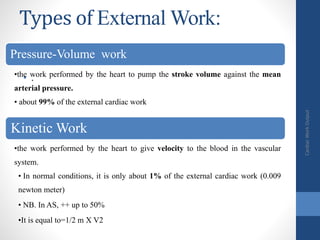 Cardiac Work Output by Rana Tarek TA.pptx