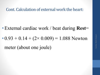 Cardiac Work Output by Rana Tarek TA.pptx