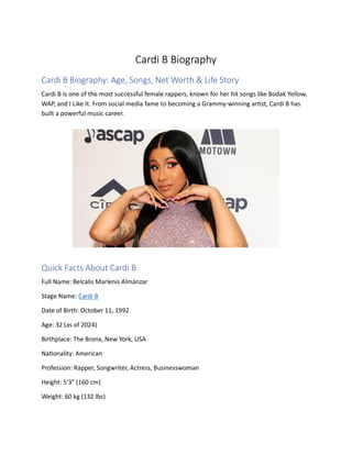 Cardi B Life Biography The Celeb Post.pdf