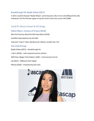 Cardi B Life Biography The Celeb Post.pdf