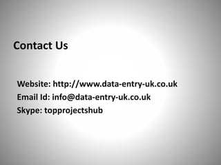 Cardiff data entry | PPT