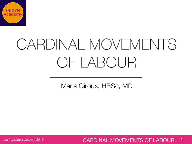 Cardinal movements-of-labour-1 | PDF | Pregnancy | Reproductive Health