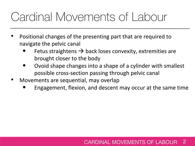 Cardinal movements-of-labour-1 | PDF | Pregnancy | Reproductive Health