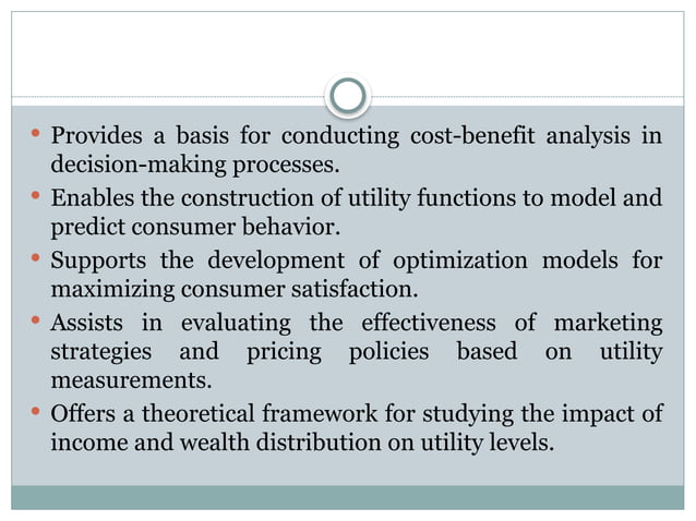 Cardinal and Ordinal Utility Power Point Presentation | PPTX