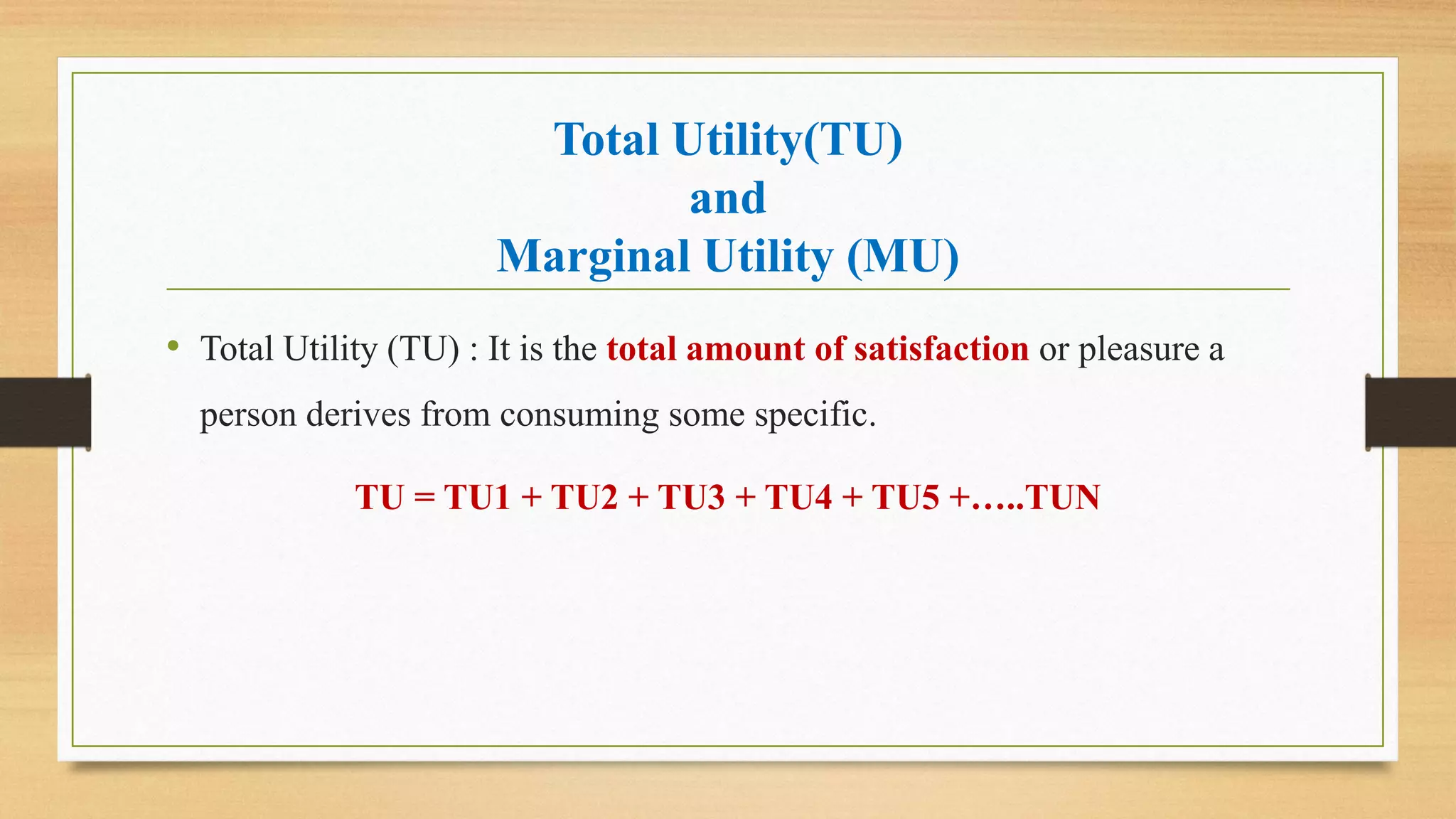 Cardinal and ordinal utility a theory of consumer bheahviour | PDF