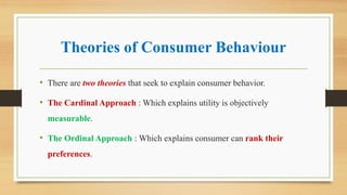 Cardinal and ordinal utility a theory of consumer bheahviour | PDF