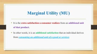 Cardinal and ordinal utility a theory of consumer bheahviour | PDF
