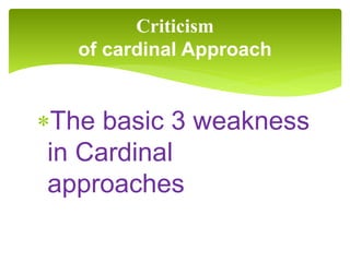 Cardinal approches | PPT