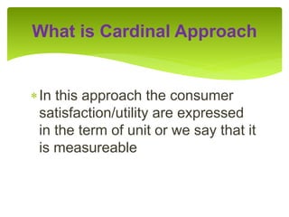 Cardinal approches | PPT