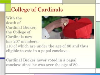 Cardinal Becker | PPT