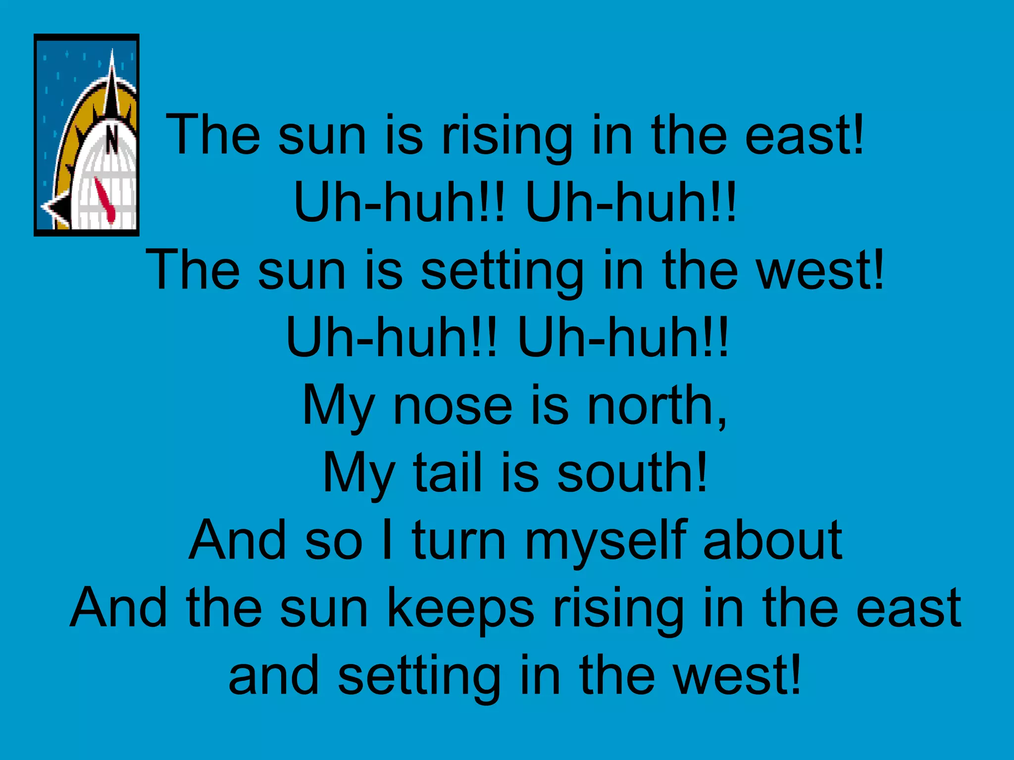 Cardinal directions song | PPT