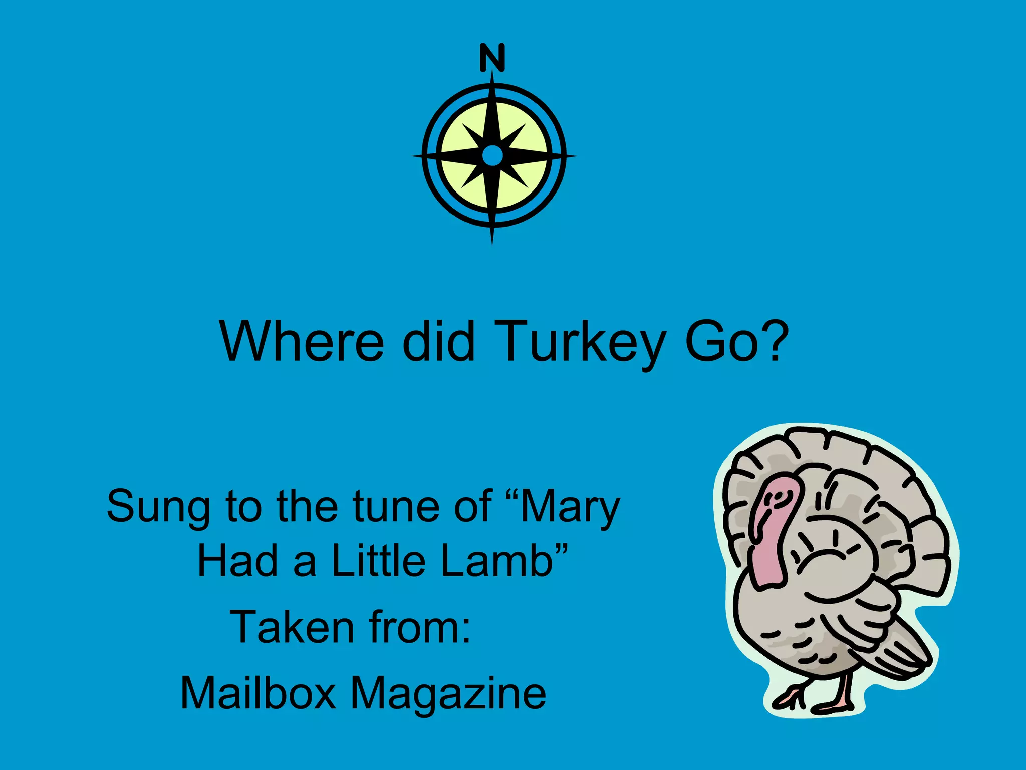 Cardinal directions song | PPT