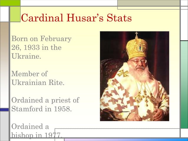 Cardinal husar | PPTX