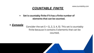 Cardinality and Countability Types ..PDF