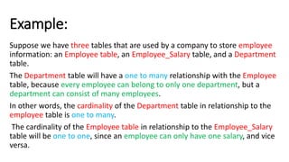 Cardinality and participation constraints | PPTX