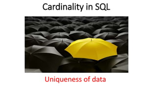 Cardinality and participation constraints | PPTX