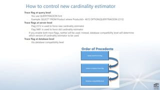 Cardinality estimator en sql server 2014. qué es y cómo nos beneficia ...