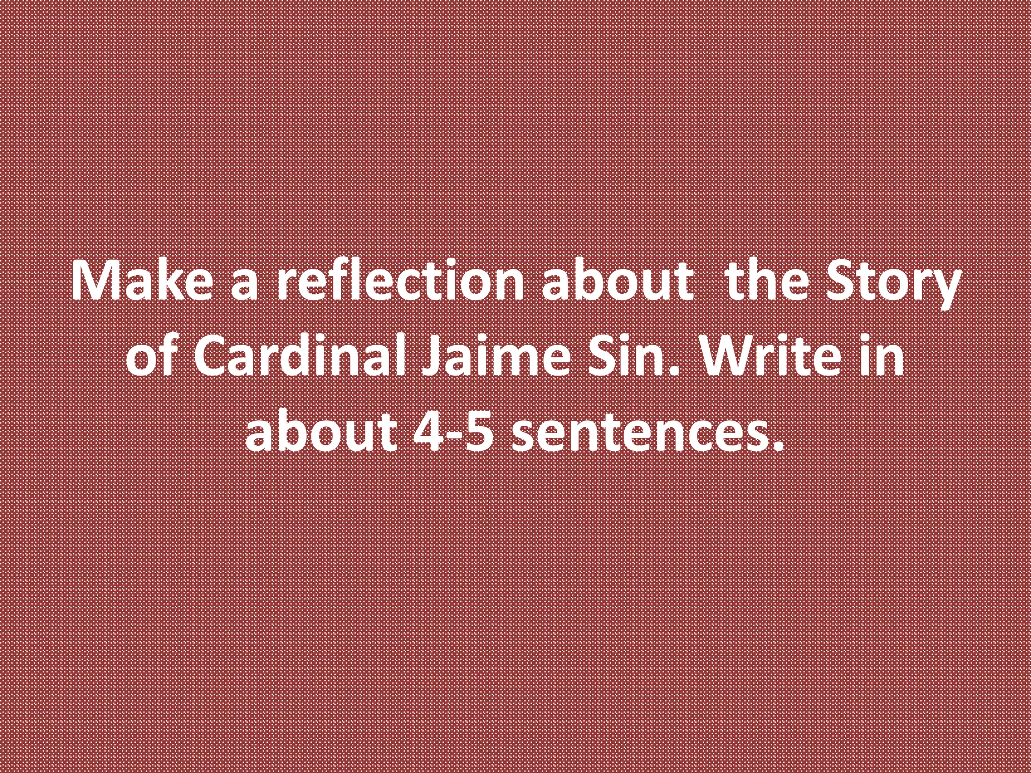 Cardinal Jaime Sin | PPT