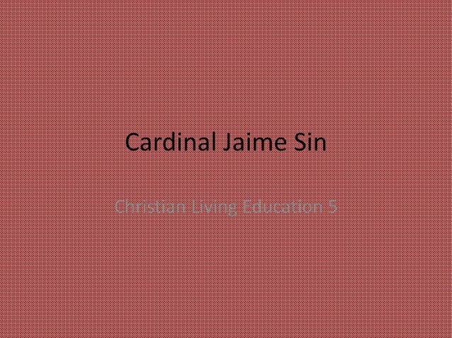 Cardinal Jaime Sin | PPT