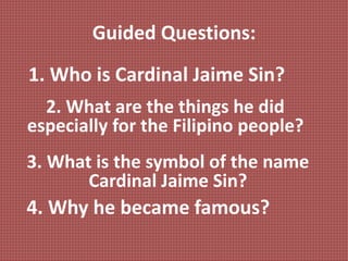 Cardinal Jaime Sin | PPTX