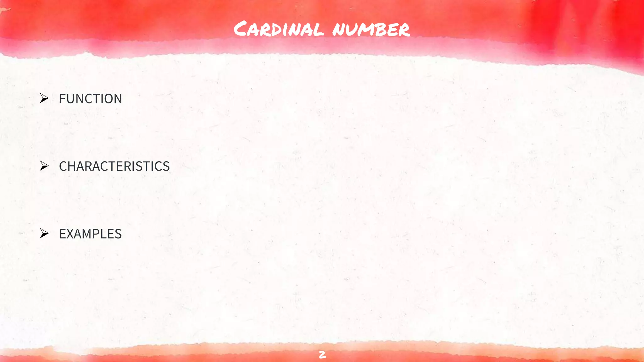 CARDINAL NUMBERS.pptx | Desktop Publishing | Computer Software and Applications