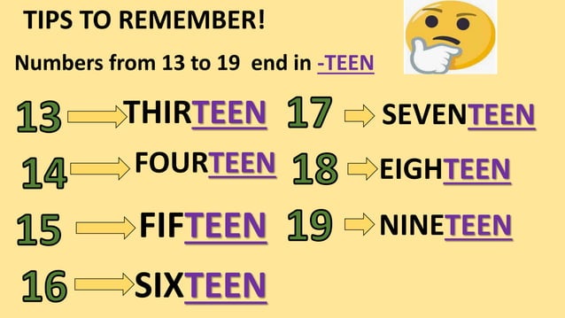 CARDINAL NUMBERS FROM 11 TO 39.ppt